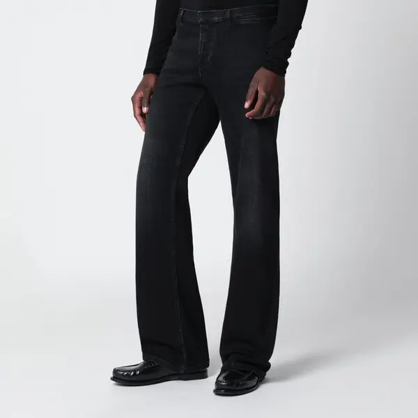 Gucci Stretch Denim Trousers With Washed Effect