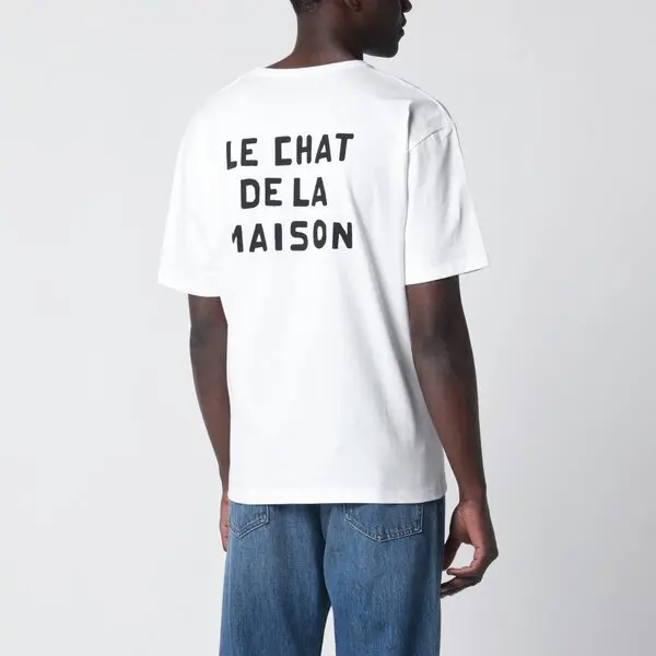 Valentino Garavani T-shirt With Le Chat De La Maison Print