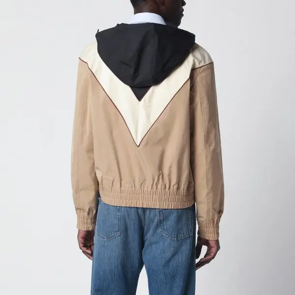 Valentino Garavani Vlogo Patch Hooded Windbreaker