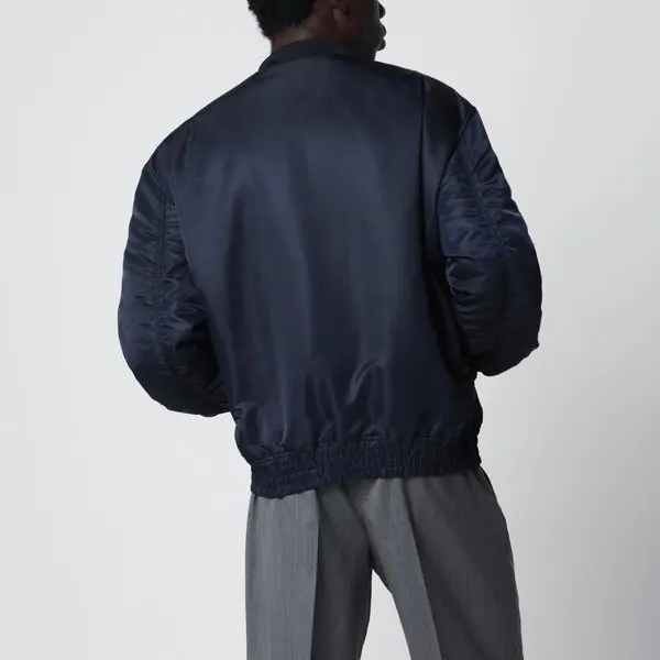 Valentino Garavani Shiny Nylon Bomber Jacket