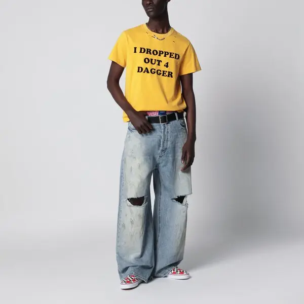 DAGGER Distressed I Dropped Out For T-shirt