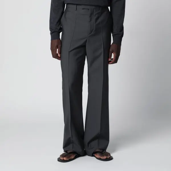 Valentino Garavani Wool-blend Trousers - Black