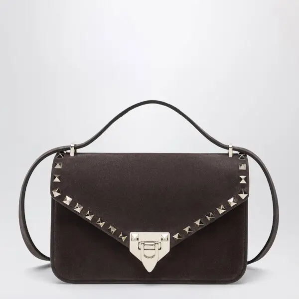 Valentino Garavani Small Rockstud Crossbody Bag - Brown