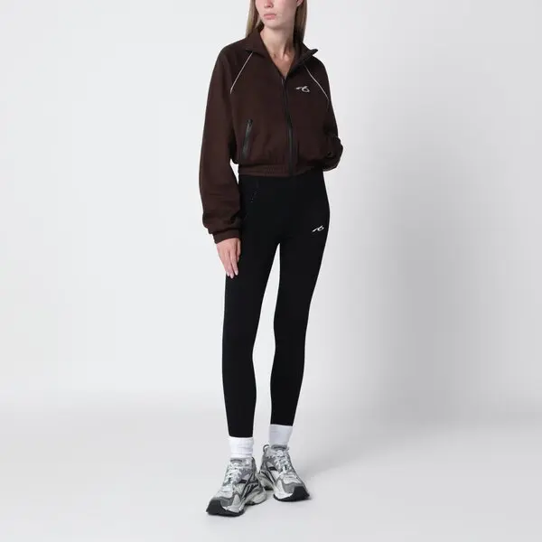 Balenciaga Mocha Dry Fleece Techwear Track Jacket