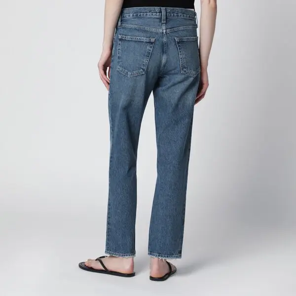 AGOLDE Romney Jeans In Medium Indigo Denim