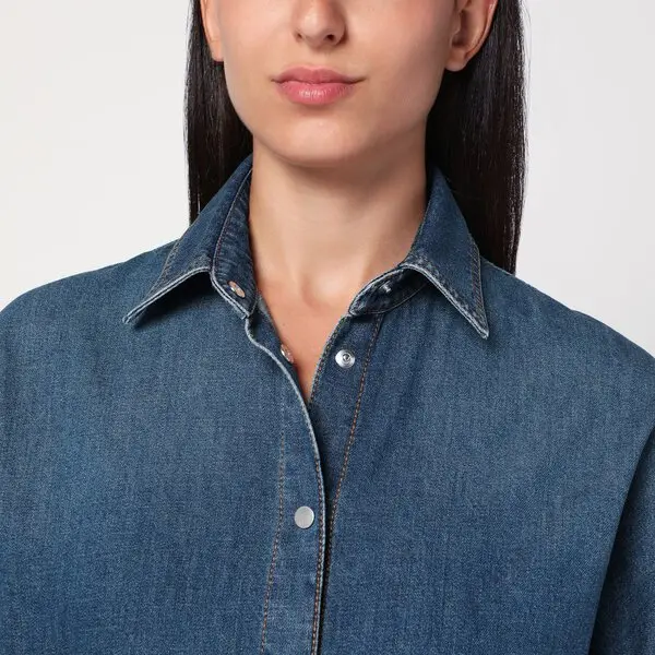 Alaïa Rounded Denim Shirt