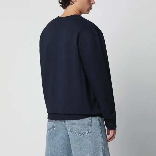 AMI Paris De Coeur Midnight Sweatshirt - Blue