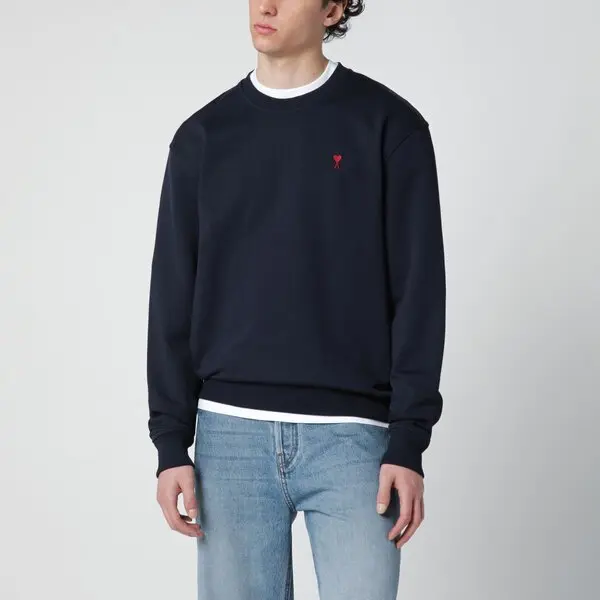 AMI Paris De Coeur Sweatshirt - Blue