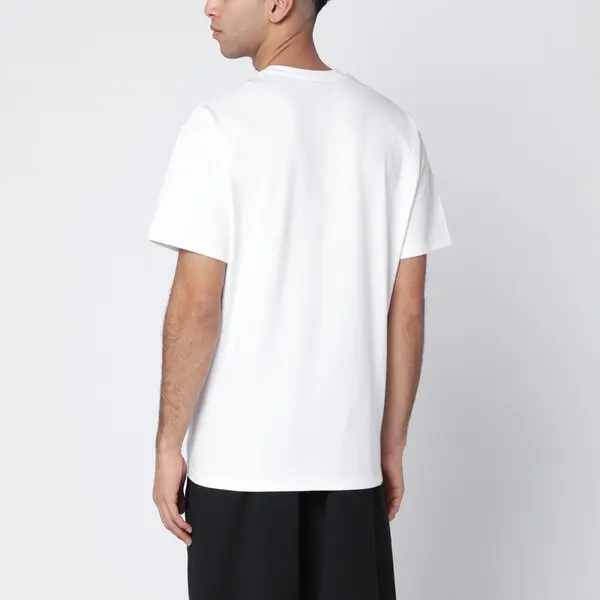 Givenchy Cotton And Silk T-shirt With Jacquard Logo