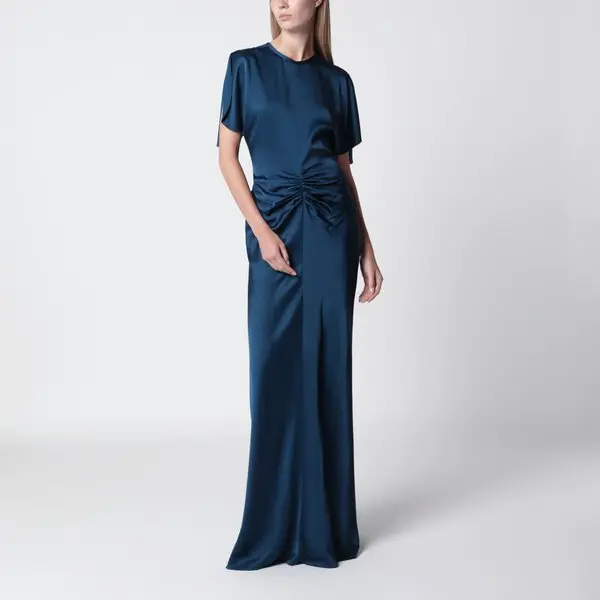 Victoria Beckham Ocean Isabella Maxi Dress - Blue
