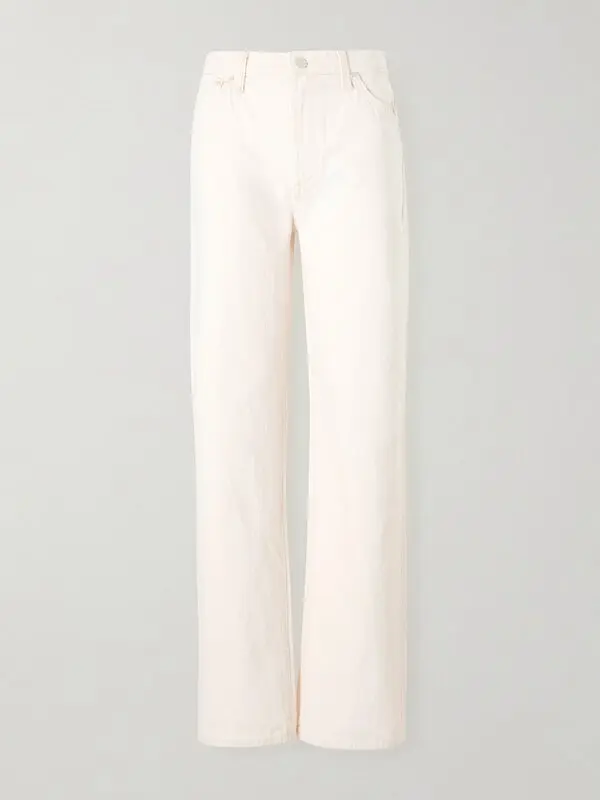MOTHER The Dodger Skimp Mid-rise Straight-leg Jeans