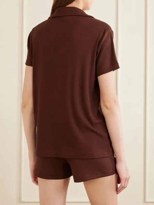 SKIMS Soft Lounge Ribbed Modal-blend Pajama Set