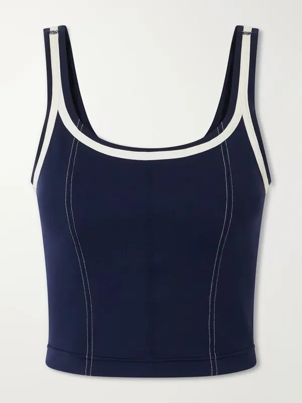 Lululemon C/d Stretch-jersey Sports Bra - Blue
