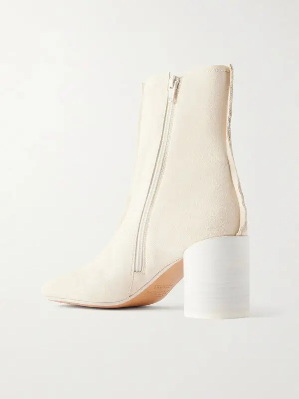 MAISON MARGIELA Suede Split-toe Ankle Boots