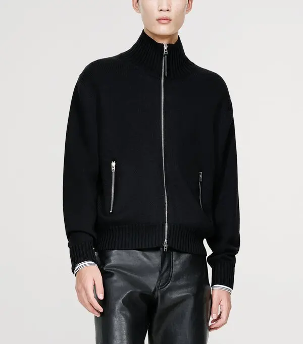 TOM FORD Virgin Wool Zip-up Sweater