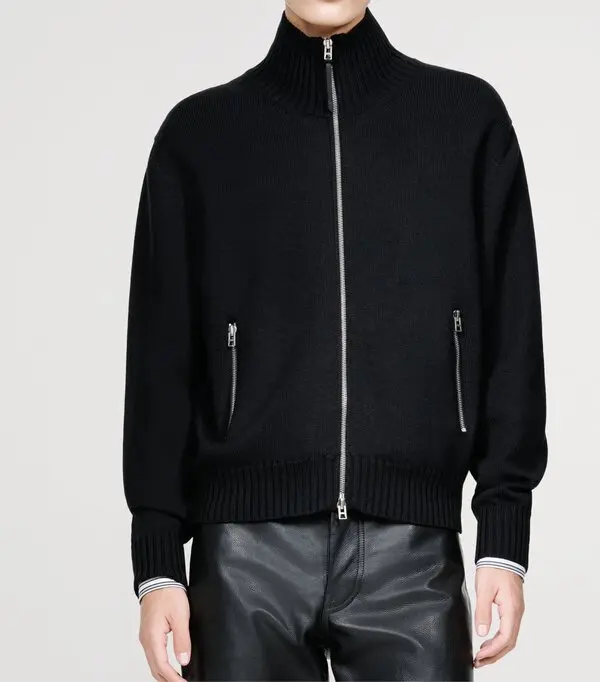 TOM FORD Virgin Wool Zip-up Sweater