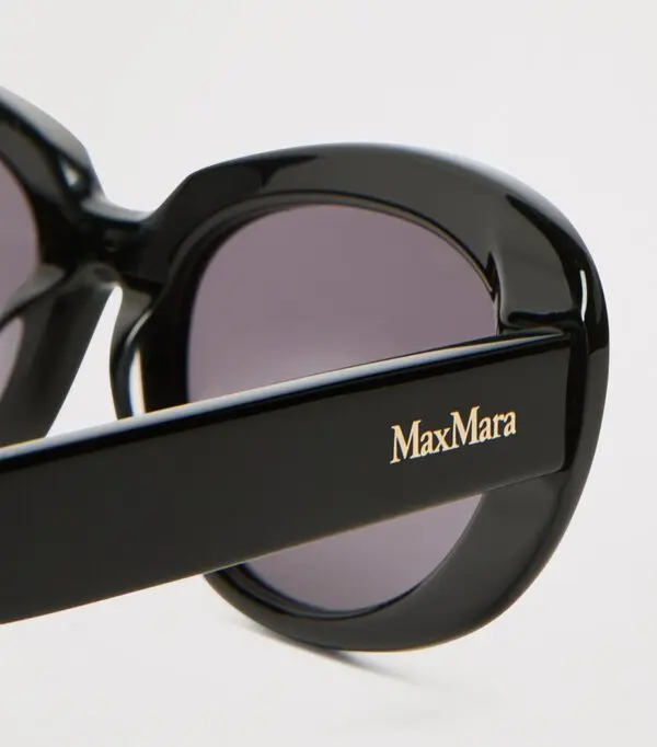 Max Mara Acetate Oval Sunglasses