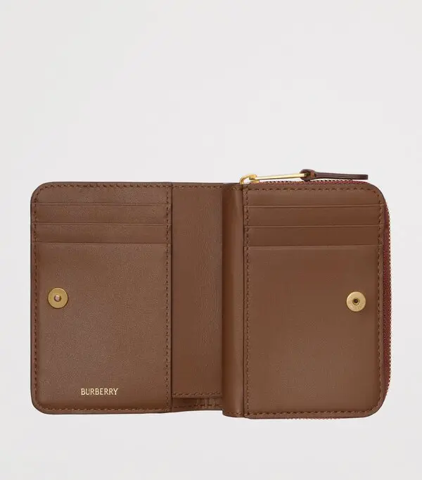 Burberry Cotton-leather Check Wallet