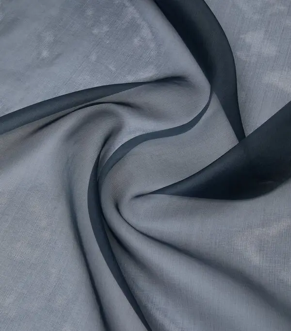 Max Mara Silk Scarf - Navy