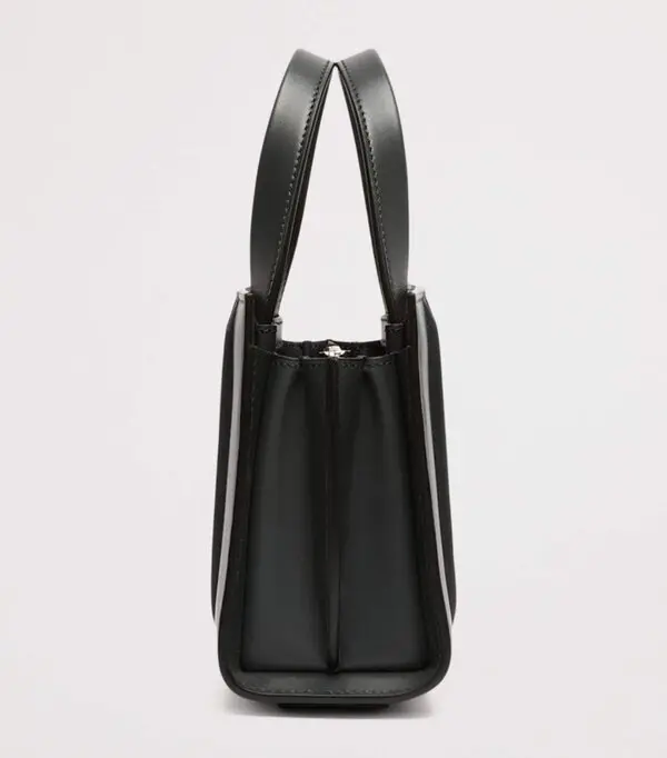 Max Mara Micro Quilted Whitney Top Handle Bag - Grey