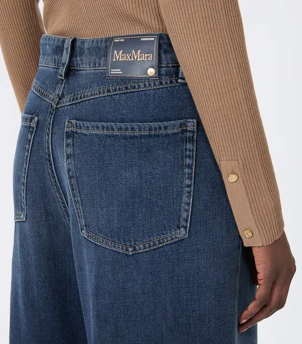 Max Mara High-rise Wide-leg Jeans