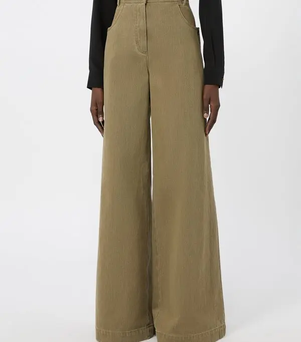 Max Mara Wide-leg High-rise Jeans