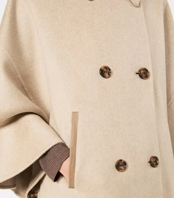 Max Mara Cashmere Double-breasted Cape