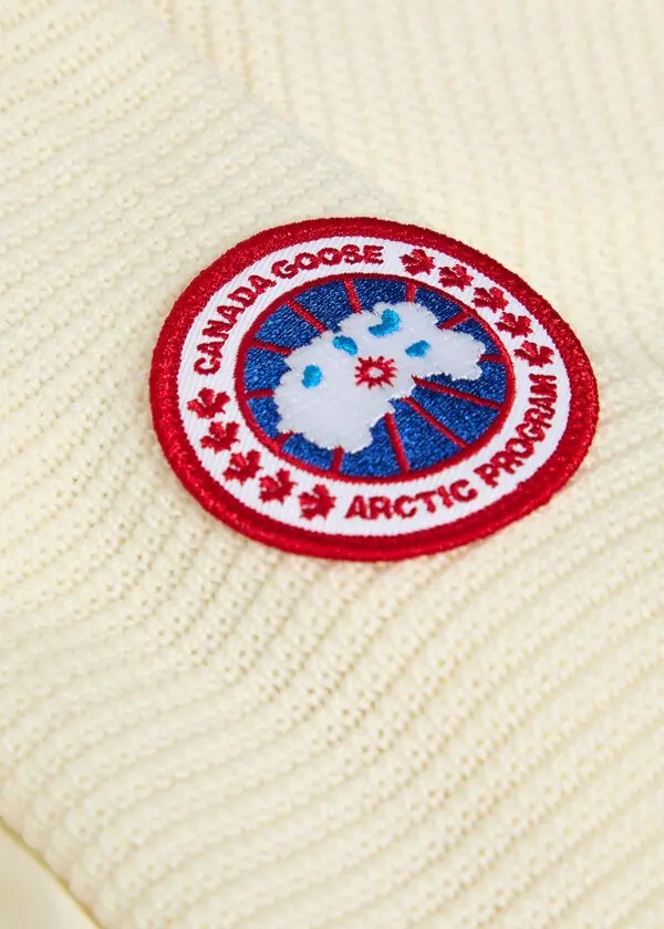 Canada Goose Hybridge Padded Shell And Wool-knit Jacket