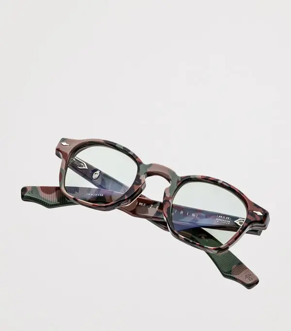 JACQUES MARIE MAGE Zephirin Round Frame Sunglasses