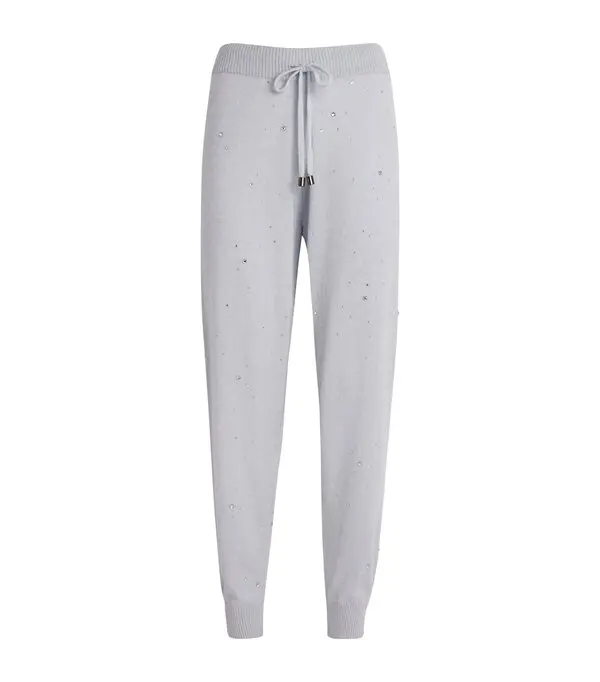 WILLIAM SHARP Embellished Cashmere Joggers