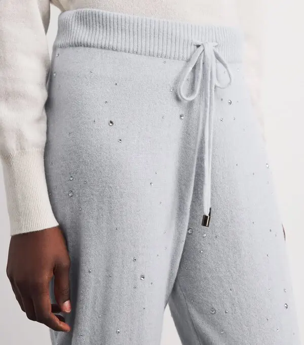 WILLIAM SHARP Embellished Cashmere Joggers