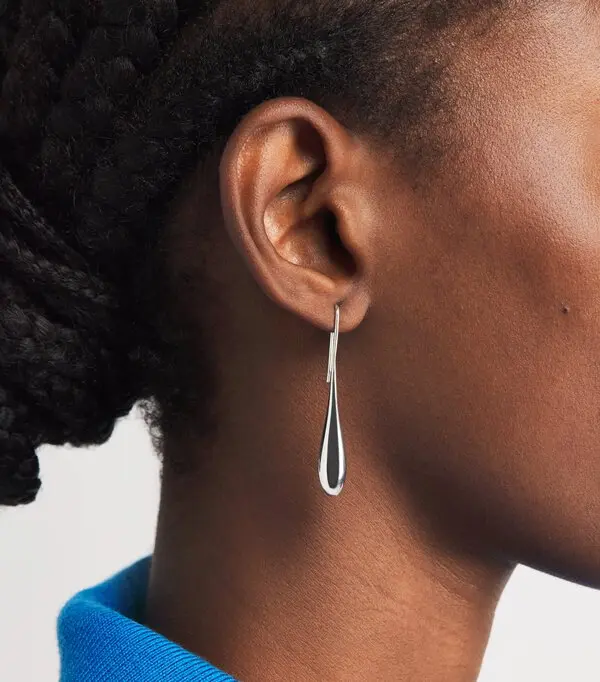 LIÉ STUDIO Sterling Evelyn Sculptural Earrings - Silver