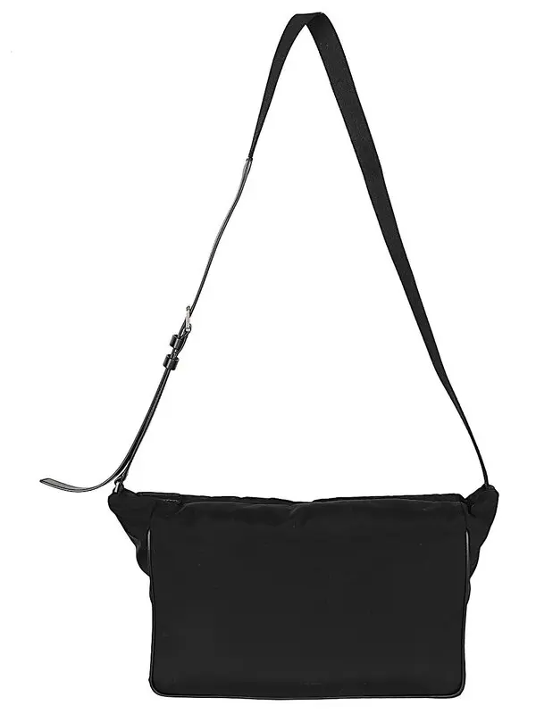 THE ROW Lloyd Nylon Crossbody Bag - Black