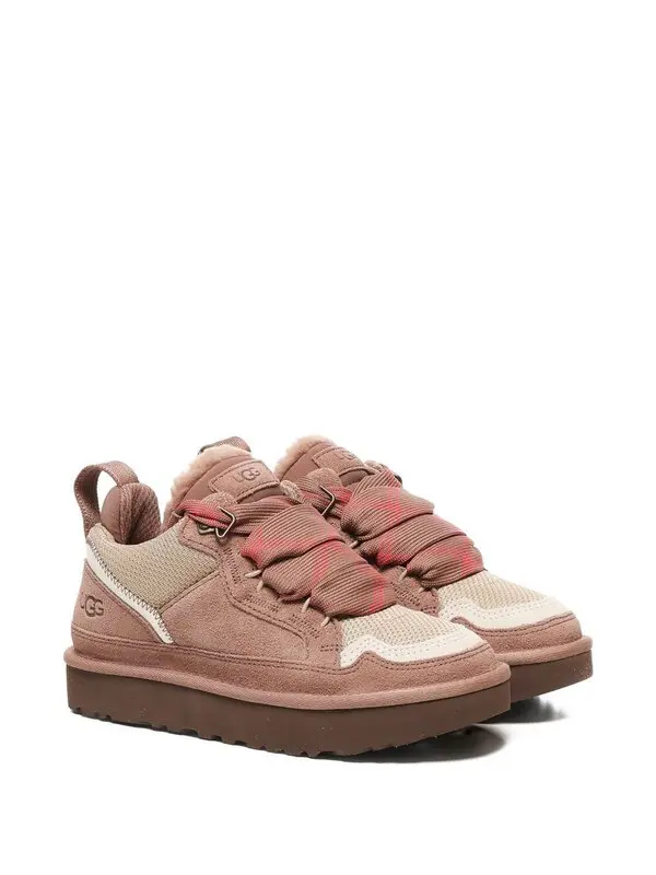 UGG Lowmel Panelled Leather Sneakers - Brown