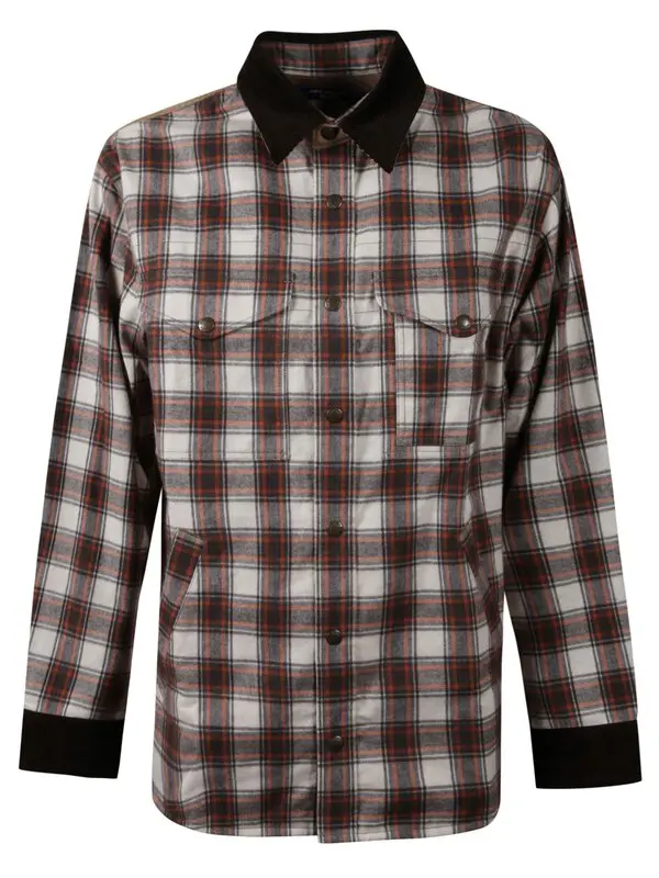 Junya Watanabe Checked Cotton Flannel Shirt - Multi