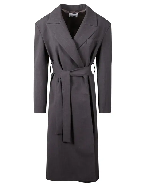 THE NINA STUDIO Belted Trench Coat
