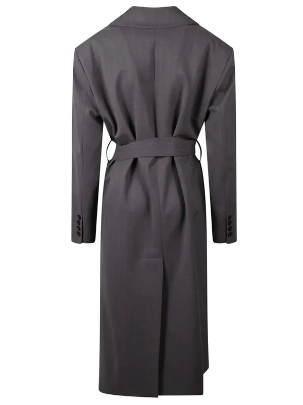 THE NINA STUDIO Belted Trench Coat