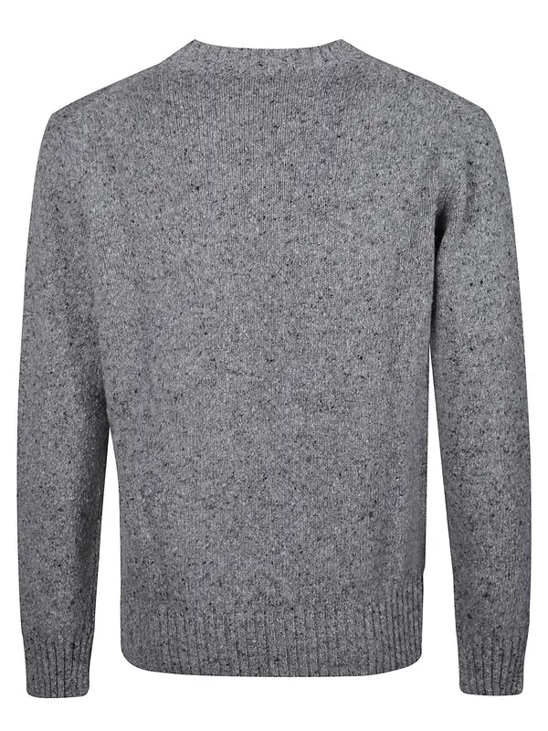 KANGRA Fine Wool Round Neck Sweater - Grey