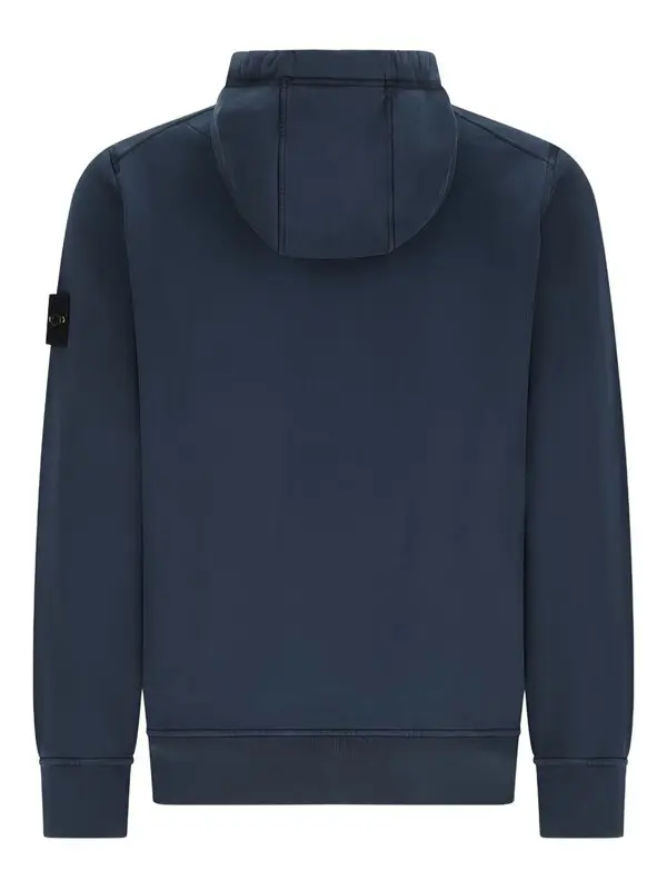 Stone Island Logo Cotton Hoodie