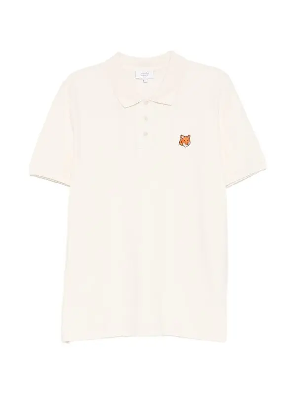 Maison Kitsuné Fox Head Cotton Polo Shirt