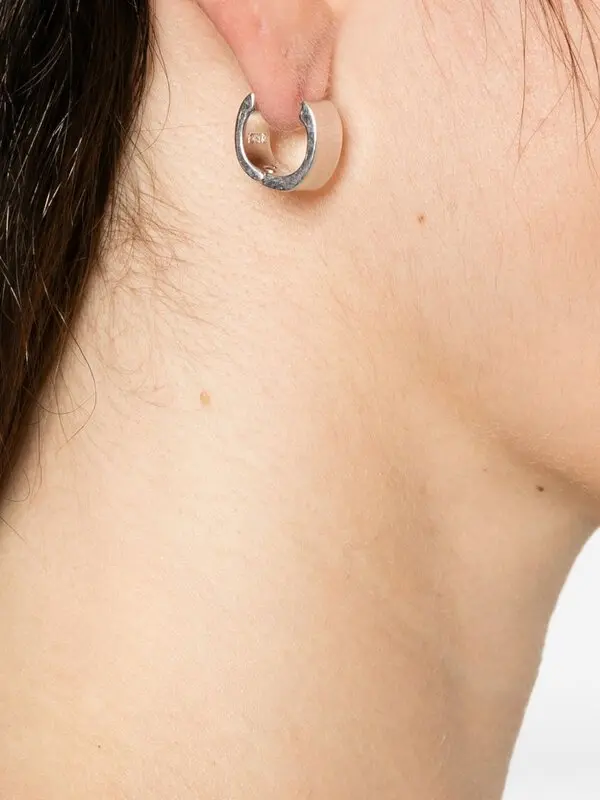TOTEME Petite Signature Earrings - Silver