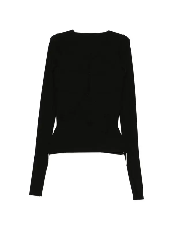 Rick Owens Long-sleeved Top - Black