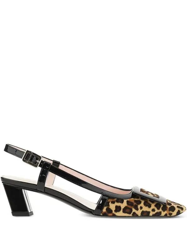 ROGER VIVIER Belle Vivier Pony Slingback Pumps - Multi