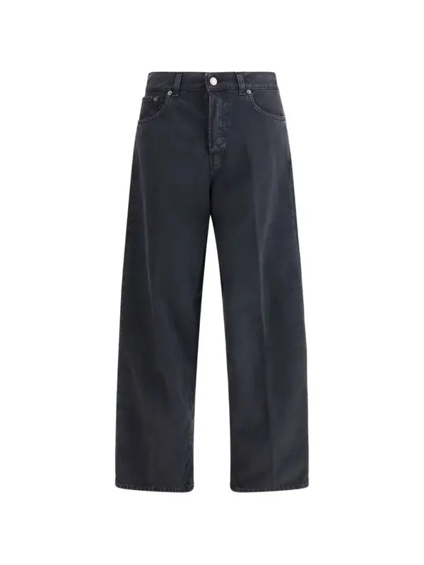 HAIKURE Bethany Wide-leg Denim Jeans - Black