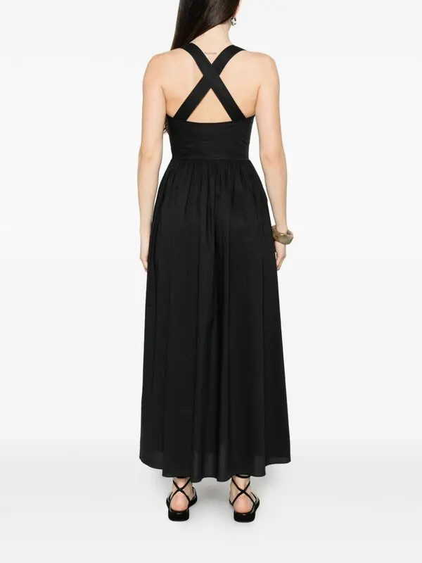 Matteau Sleeveless Square Neck Midi Dress