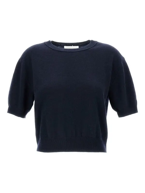 LISA YANG Genevra Cashmere Top - Blue