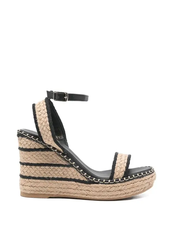 CastaÑer Bera Platform Wedge Espadrilles - Beige