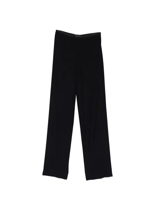 Emporio Armani Cady Straight-leg Trousers
