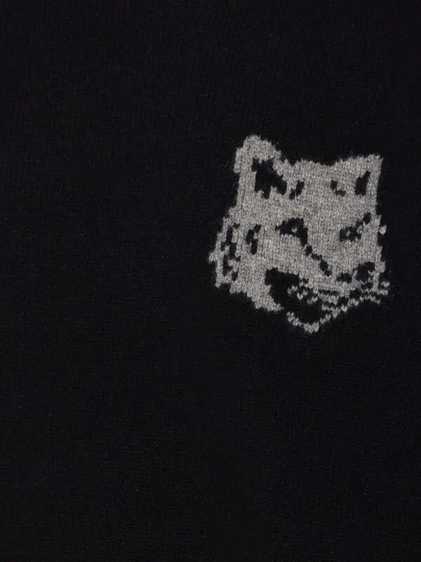 Maison Kitsuné Fox Head Wool Jumper