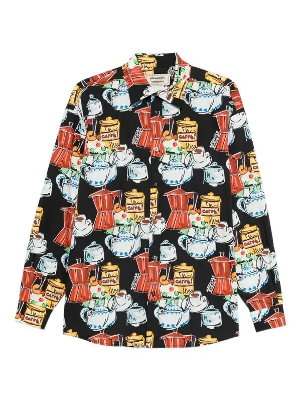 ALESSANDRO ENRIQUEZ Printed Cotton Shirt - Multi